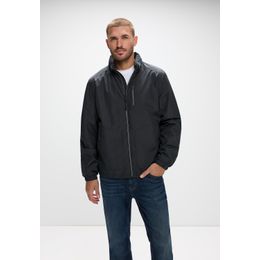 Street One MEN Herren Windbreaker, schwarz, Gr. XL, unifarben, Stoff, Obermaterial: 100% Polyester. Futter: 100% Polyester, Jacken, mit Kapuze