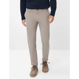 Brax Herren Chinohose "Style FABIO IN", grau, Gr. 42, Web, 98% Baumwolle, 2% Elasthan, Hosen
