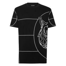 Plein Sport Jungen T-Shirt "Tiger"0201, schwarz, wei&szlig;, Gr. S, Obermaterial: 100% Baumwolle, Shirts
