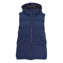 North Bend Damen Steppweste "Steppweste NBPaula", blau, Gr. 46, Obermaterial: 100% Polyester PES., Westen