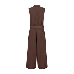 soyaconcept Damen Jumpsuit "Soya Concept Einteiliger Anzug SC-INA 7"8694 hot fudge, Gr. S, Obermaterial: 55% Leinen, 45% Viskose, Overalls