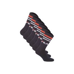 Fila Herren Kurzsocken "Socken 6er Pack", Gr. 43, blau, Obermaterial: 80% Baumwolle CO. 18% Polyester PES. 2% Elasthan EL., Socken