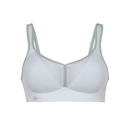 Anita active Damen Sport-BH "Air Control Deltapad", Gr. 85, wei&szlig;, Netz, Obermaterial: 49% Polyamid, 39% Polyester, 12% Elasthan, Mesh, Netz,