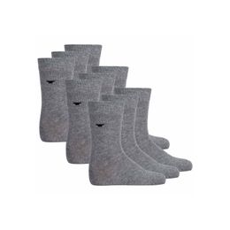 Tom Tailor M&auml;dchen Kurzsocken "Socken 9er Pack", Gr. 35, grau, Obermaterial: 77% Baumwolle CO. 20% Polyamid PA. 3% Elasthan EL., Socken