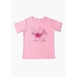 Liliput M&auml;dchen T-Shirt "Blume Paradise", rosa, Gr. 62, bedruckt, 100% Baumwolle, Shirts, aus Bio-Baumwolle