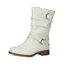 Mustang Shoes Damen Stiefel "Mustang Shoes Stiefel Lederimitat", Gr. 38, grau, Lederimitat, Schuhe