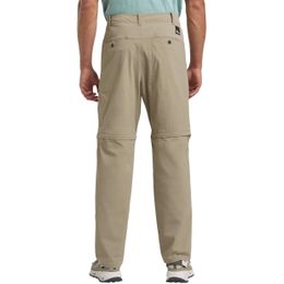 Jack Wolfskin Herren Zip-off-Hose "WAGAMI ZIP OFF PANTS M", grau, Gr. 54, Obermaterial: 94% Polyamid, 6% sonstige Fasern, Hosen