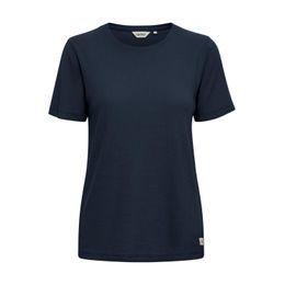 oxmo Damen T-Shirt "T-Shirt OXPim", blau, Gr. S, Obermaterial: 57% Baumwolle CO. 43% Polyester PES., Shirts
