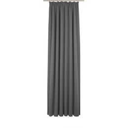 Vorhang WIRTH, B:60cm H:175cm, grau, Jacquard, Polyester, Wohnzimmer, Gardinen, "Westport"