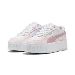 Puma Damen Sneaker "Karmen II Idol Sneakers Damen", Gr. 36, wei&szlig;, Obermaterial: Synthetik, Kuhleder, Textil; Futter: Textil; Innensohle: Textil;