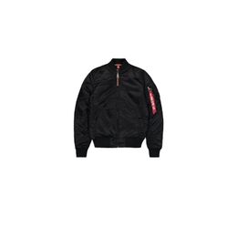 Damen Bomberjacke "MA-1 VF Vintage Fit 59 W", schwarz, Gr. XS, Alpha Industries, Obermaterial: 100% Nylon. Futter: 100% Nylon. F&uuml;llung: 100%