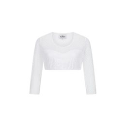 N&uuml;bler N&Uuml;BLER Damen Dirndlbluse "Dirndlbluse langarm Lisa"wei&szlig;, Gr. 40, Obermaterial: 90% Polyester PES. 10% Elasthan EL., Blusen