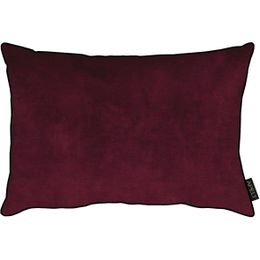 Dekokissen Apelt, B:35cm H:5cm L:45cm, rot, Polyester, Dekokissen_Sitzkissen_Kissenhüllen, "Ruby", Kissenhülle mit Füllung, 1 Stück