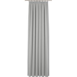 Vorhang Adam, B:145cm H:145cm, grau, Baumwolle (Bio-Baumwolle), Wohnzimmer, Gardinen, "Uni Collection light", aus 100% Bio-Baumwolle
