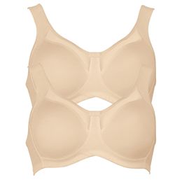 Anita Damen Entlastungs-BH "Entlastungs BH Clara", Gr. 90, beige, Stoff, Obermaterial: 80% Polyamid PA. 20% Elasthan EL., BHs