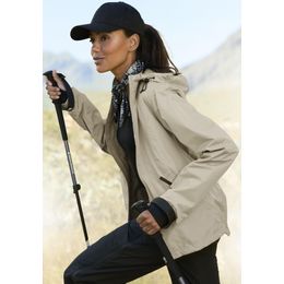 Vivance ACTIVE Damen Funktionsjacke, beige, Gr. 36, unifarben, Obermaterial: 100% Polyester. Futter: 100% Polyester, Jacken, aus schmutz-und