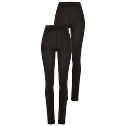 YSABEL MORA Damen Thermoleggings "TIGHTS BASIC COLLECTION", Gr. M, schwarz, Obermaterial: 95% Polyester, 5% Elasthan, Hosen, mit 140 DEN f&uuml;r