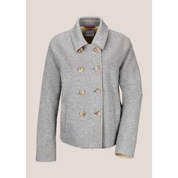 Madeleine Mode MADELEINE Damen Jerseyblazer "Blazer Blazer in Doubleface-Qualit&auml;t", gr&uuml;n, Modern, Gr. 42, Obermaterial: 67% Polyester PES. 29% Viskose CV. 4%
