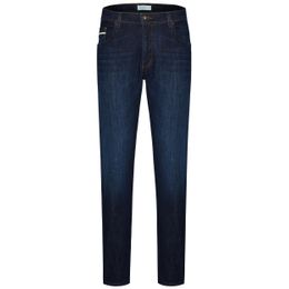 Bugatti Herren 5-Pocket-Jeans "Basic Essential", blau, Gr. 35, 97% Baumwolle, 3% Elasthan, Jeans, Authentic Denim