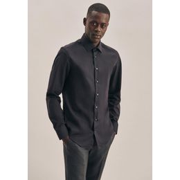 Seidensticker Herren Businesshemd "Schwarze Rose", schwarz, Gr. 38, unifarben, 100% Baumwolle, Hemden, X-Slim 1/1 Kentkragen Uni