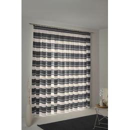 Vorhang WIRTH, B:135cm H:245cm, grau, Baumwolle, Polyester, Wohnzimmer, Gardinen, "Menorca"