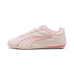 Puma Damen Sneaker "CATCH SOLEIL SD", Gr. 38jasmine flower, pinkscape, Leder, colorblocking, Schuhe, Design auf den Spuren des Puma Speedcat