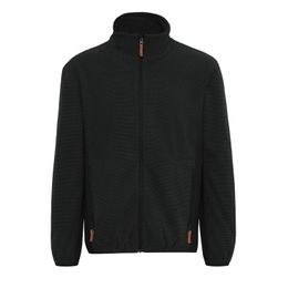 North Bend Herren Strickfleece-Pullover "Fleecejacke NBHelgo", schwarz, Gr. L, Obermaterial: 100% Polyester PES., Jacken