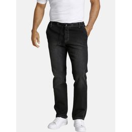 Jan Vanderstorm Herren Schlupfjeans "Schlupfjeans VERTTI", schwarz, Gr. 33, Obermaterial: 75% Baumwolle CO. 23% Polyester PES. 2% Elasthan EL., Hosen