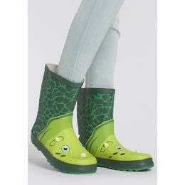 XQ FOOTWEAR M&auml;dchen Gummistiefel "KINDER STIEFEL", Gr. 35, bunt, Obermaterial: 100% Gummi, gemustert, Schuhe, Regenschauer ist kein Hindernis