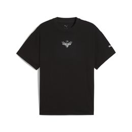 Puma Herren Trainingsshirt "Melo Alwayz On 1 Basketballshirt Herren", silber, Gr. M, clean, Obermaterial: 100% Baumwolle; Rippe: 70% Baumwolle, 30%