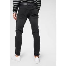 Replay Herren Slim-fit-Jeans "Anbass Superstretch", schwarz, Gr. 33, Denim/Jeans, Obermaterial: 98% Baumwolle, 2% Elasthan, Jeans, elastisch