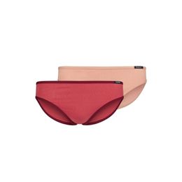 Skiny Kinder Slip "Slip 2er Pack", Gr. 152, rot, Obermaterial: 95% Baumwolle CO. 5% Elasthan EL., Unterhosen