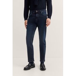 Bugatti Herren 5-Pocket-Jeans "Regular Fit", blau, Gr. 33, 99% Baumwolle, 1% Elasthan, Jeans, aus Authentic Denim mit Stretch-Komfort