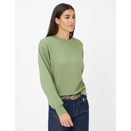 Brax Damen Strickpullover "Style BECA L", grün, Gr. 38, 51% Viskose, 44% Polyester, 5% Elasthan, Pullover