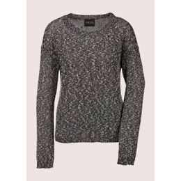 Madeleine Mode MADELEINE Damen Longpullover "Pullover Pullover mit Metallic-Effekt", weiß, Gr. 36, Obermaterial: 40% Polyester PES. 35% Baumwolle CO. 25% Viskose