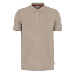 JOOP! JOOP JEANS Herren Poloshirt "Ambrosian", beige, Gr. M, clean, unifarben, Jersey, Obermaterial: 95% Baumwolle, 5% Elasthan, Shirts, mit Knopfleiste
