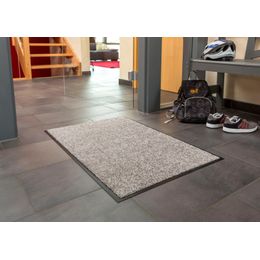 Fu&szlig;matte Astra, B:60cm H:9mm L:180cm, grau, Kunstfaser, Badezimmer, Teppiche, "Proper Tex 618", Schmutzfangmatte, auch als L&auml;ufer, waschbar, In -und