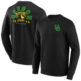 Fanatics Damen Sweatshirt "Fanatics Sweatshirt Oregon Ducks Hometown Graphic Crew", schwarz, Gr. S, 85% Baumwolle, 15% Polyester, Sweatshirts