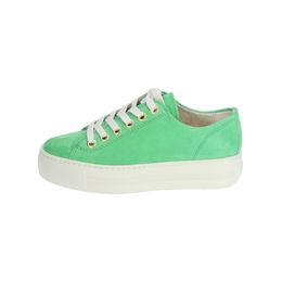 Paul Green Damen Sneaker "Paul Green Sneaker Veloursleder", Gr. 39kiwi, Veloursleder, Schuhe