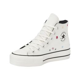Converse Damen Sneaker "CHUCK TAYLOR ALL STAR LIFT", Gr. 37,5, wei&szlig;, Textil, Schuhe