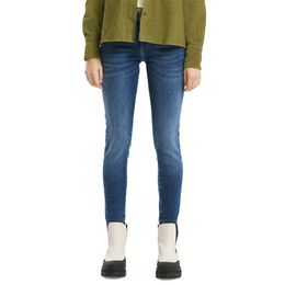 QS Damen 5-Pocket-Jeans, blau, Gr. 36, unifarben, Denim/Jeans, Obermaterial: 91% Baumwolle, 7% Elastomultiester, 2% Elasthan, Jeans