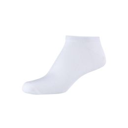 s.Oliver Damen Sneakersocken "Sneakersocken 6er Pack", Gr. 35, wei&szlig;, 80% Viskose, 18% Polyamid, 2% Elasthan, uni, Socken