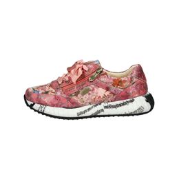 Laura Vita Damen Sneaker "Laura Vita Sneaker Leder/Textil", Gr. 38, rot, Leder, Textil, Schuhe