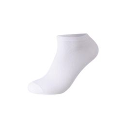 Camano Herren Sneakersocken "Sneakersocken 10er Pack", Gr. 39, wei&szlig;, 80% Baumwolle, 17% Polyamid, 3% Elasthan, uni, Socken