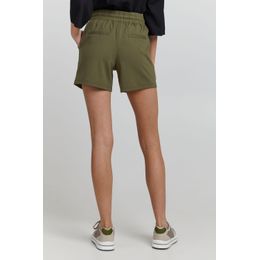 oxmo Damen Shorts "Shorts OXAnnik", gr&uuml;n, Gr. M, Obermaterial: 73% Polyester PES. 23% Viskose CV. 4% Elasthan EL., Hosen