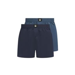 G-Star Raw G-STAR Herren Webboxer "Web-Boxershorts ELM Woven Boxers 2-pack 2er Pack", Gr. Mdunkelblau, Obermaterial: 100% Baumwolle CO., Unterhosen