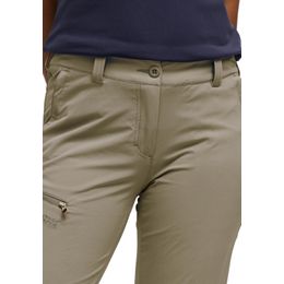 Maier Sports Damen Funktionshose "Inara slim", beige, Gr. 22, 90% Polyamid, 10% Elasthan, Hosen, Herren Wanderhose, atmungsaktive Outdoor-Hose, 4