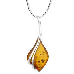 OSTSEE-SCHMUCK Damen Kette mit Anh&auml;nger "OSTSEE-SCHMUCK Kette mit Anh&auml;nger Ramona", 45cm, Silber 925 (Sterlingsilber), L: 42, silber, Silber 925