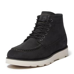 Timberland Herren Schnürboots "BRITTON MILLSMID LACE UP CHUKKA BOOT", Gr. 43, schwarz, Leder, Schuhe, Winterstiefel, Schnürstiefel, Winterschuhe