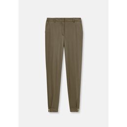 Madeleine Mode MADELEINE Damen Stoffhose "Hose Schmale Hose mit modischem Saumb&uuml;ndchen"braun, Gr. 42, Obermaterial: 100% Lyocell CLY., Hosen